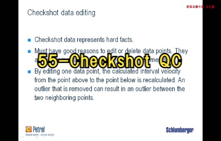 55-Checkshot QC