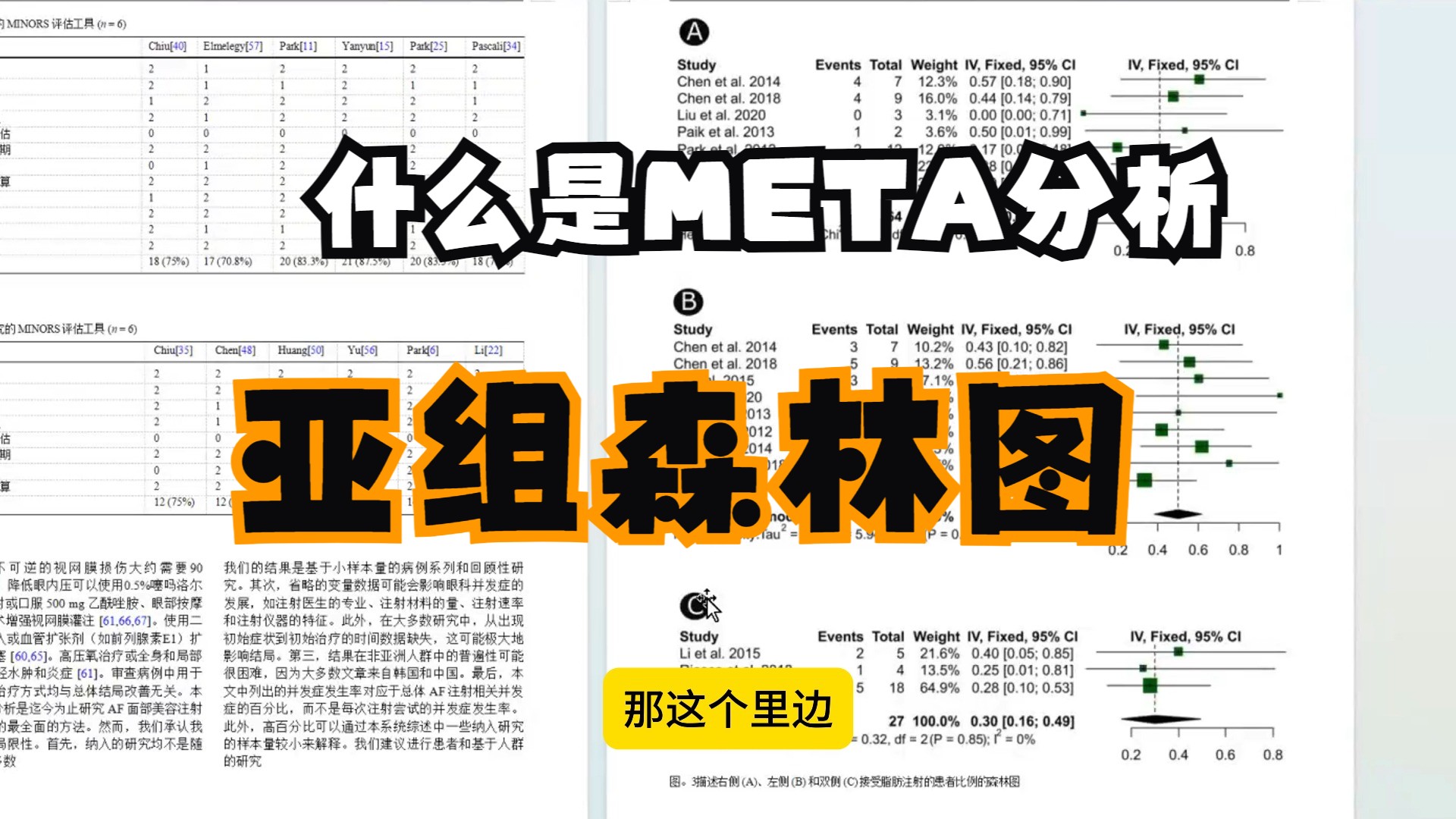 什么是Meta分析亚组森林图?