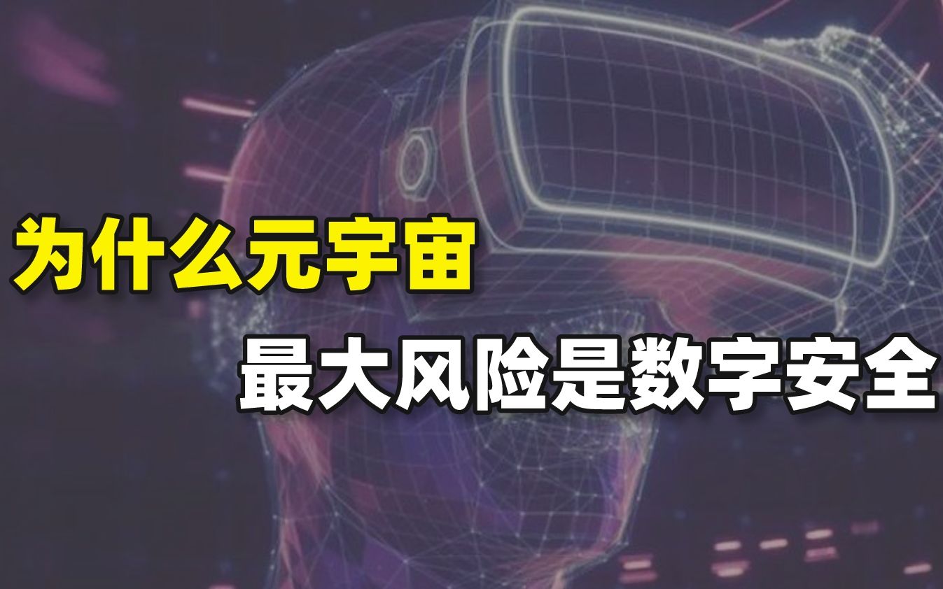 为何元宇宙最大风险是数字安全?