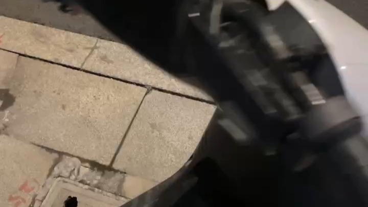 九号电动车被偷成鱼骨头了