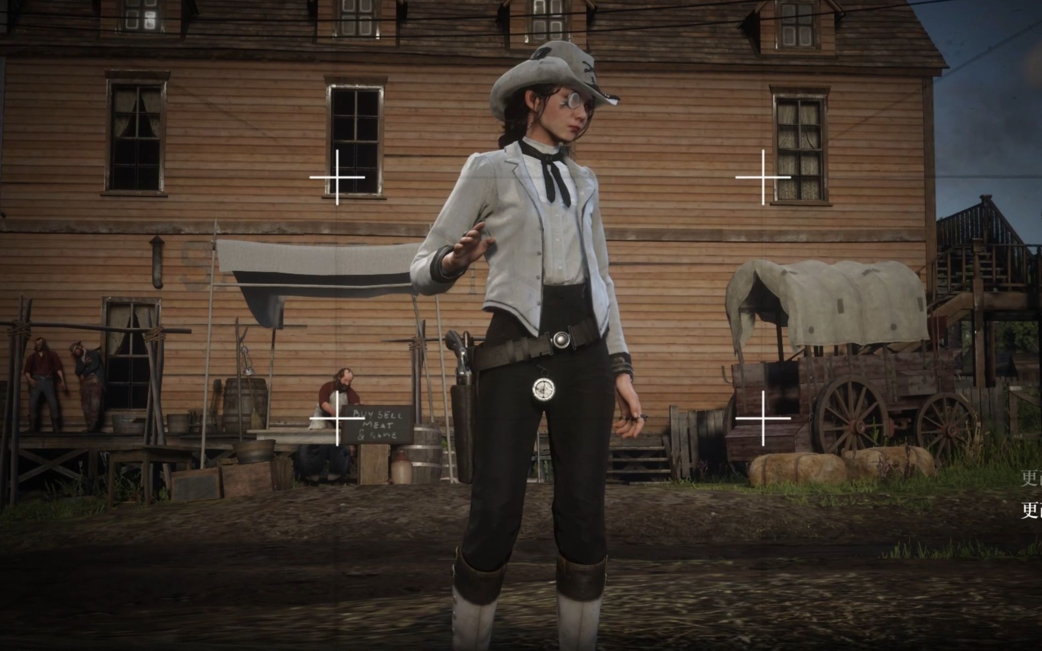 【荒野大镖客2】女性角色衣服穿搭106——小家碧玉_荒野大镖客2