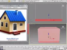...3dmax教程(2014建模纹理贴图教程)_第9课_边做边学_房子的制做(...