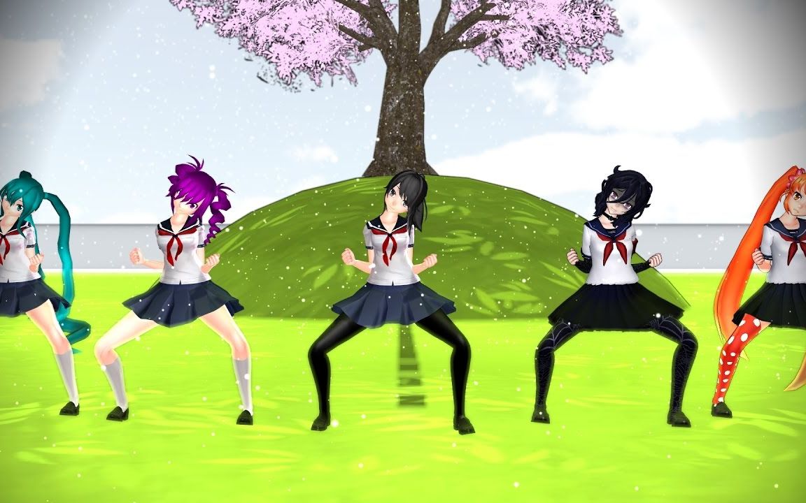【病娇模拟MMD】病娇酱,Osana,Kokona,Saki,和 Oka 的 Gentleman【...