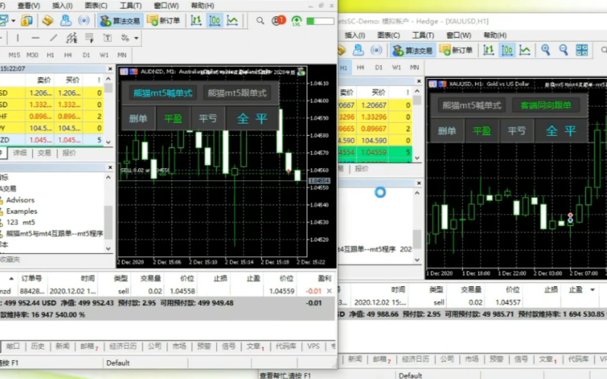 关于mt5与mt4互跟单ea的视频 外汇ea编程ea编写