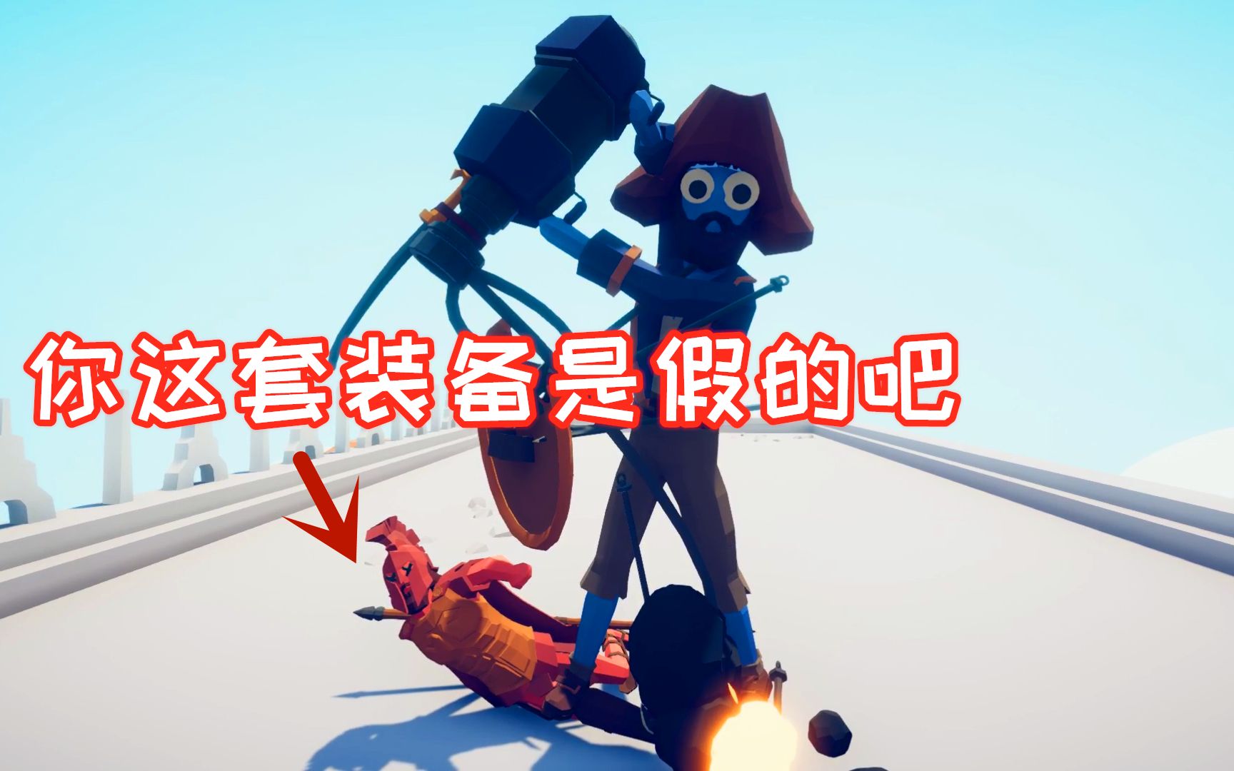 全面战争模拟器:希腊重步兵战斗力测试,他的装备是假的吧