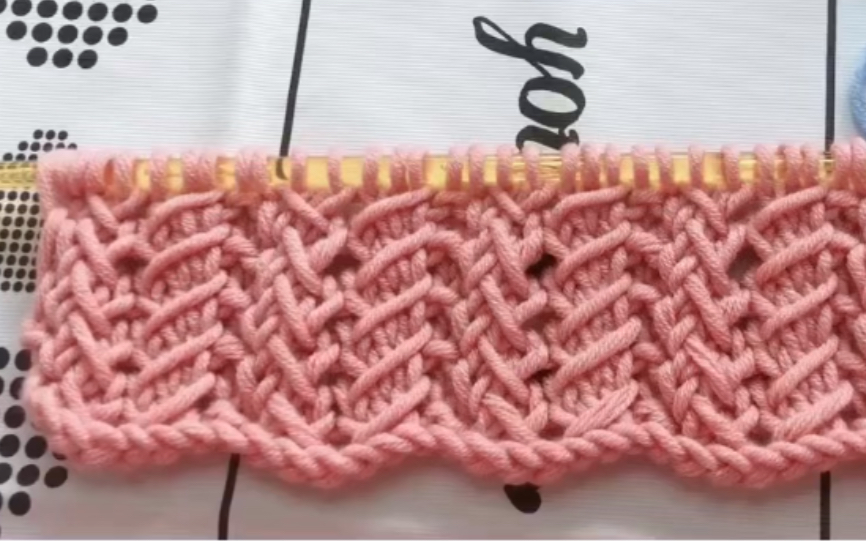 新手 麦穗花围巾 完整视频教学 中粗毛线