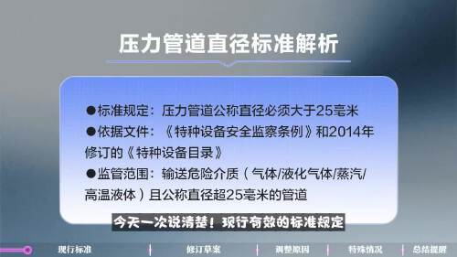 压力管道直径超25就危险?别等出事才懂!