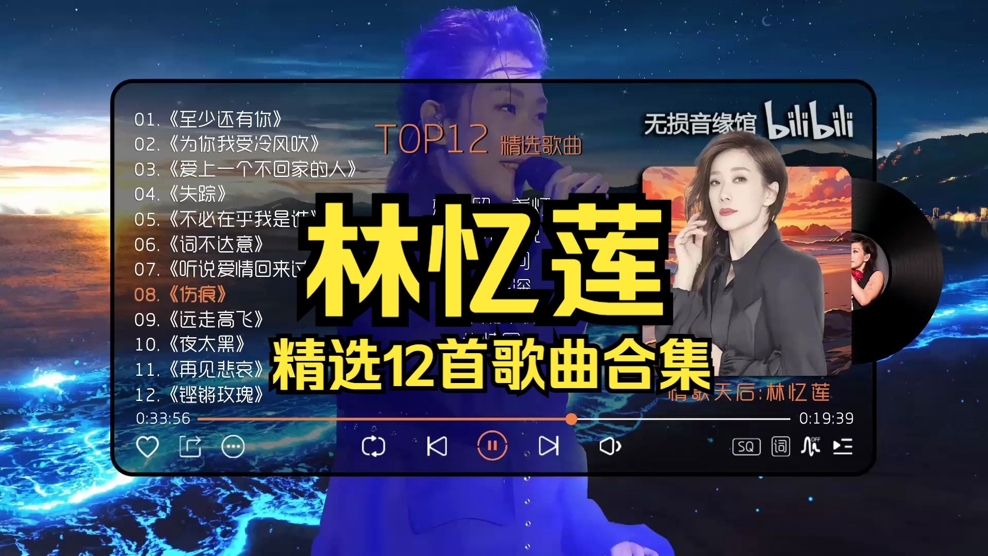 【林忆莲】精选12首歌曲合集:Hi-Res无损音质专辑 - 歌词同步(评论区...