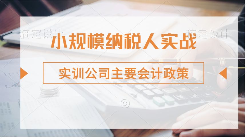 《小规模纳税人实战》实训公司主要会计政策