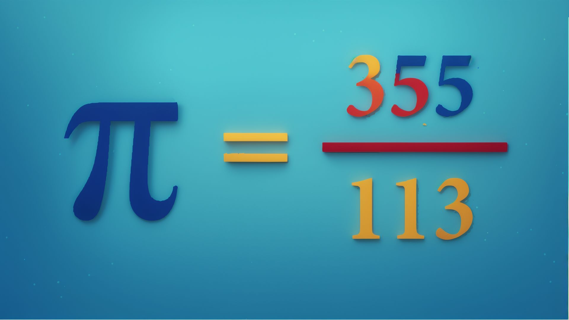 比祖冲之更早的π值算法,用分数355/113就能记住π的前六位小数!