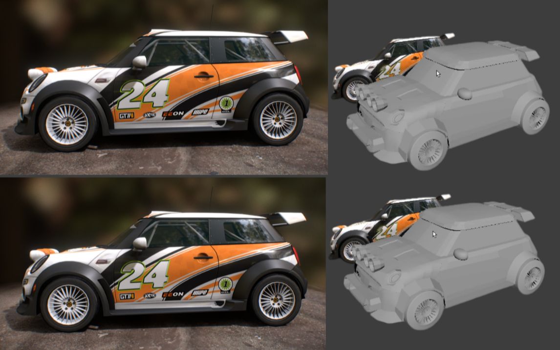 【Maya赛车建模】超详细的汽车模型制作过程,从box开始,完整的汽车...