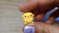 DIY用橡皮泥手工制作一个皮卡丘挂件,这萌萌的样子太可爱了吧