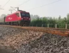 霸州 京九铁路 田各庄拍摄k1614次