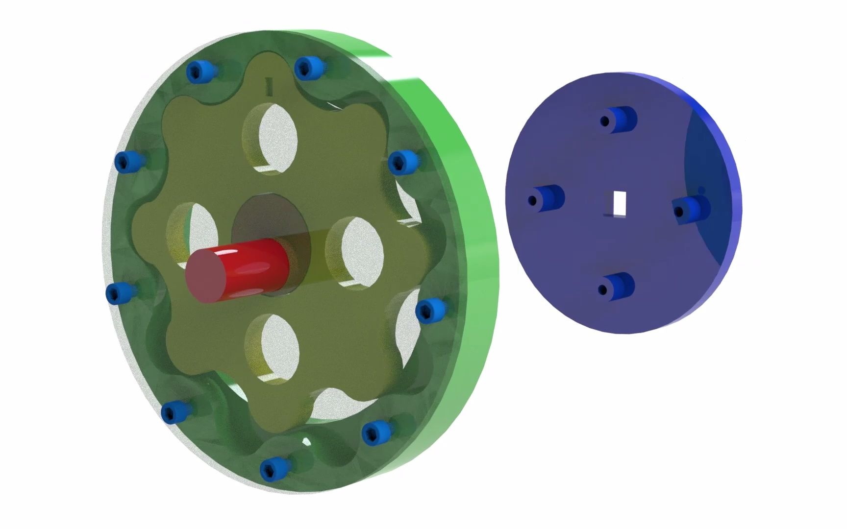 摆线式减速器运行动画