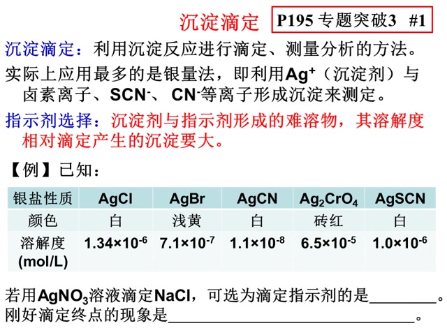 高三复习课中和滴定原理及误差分析
