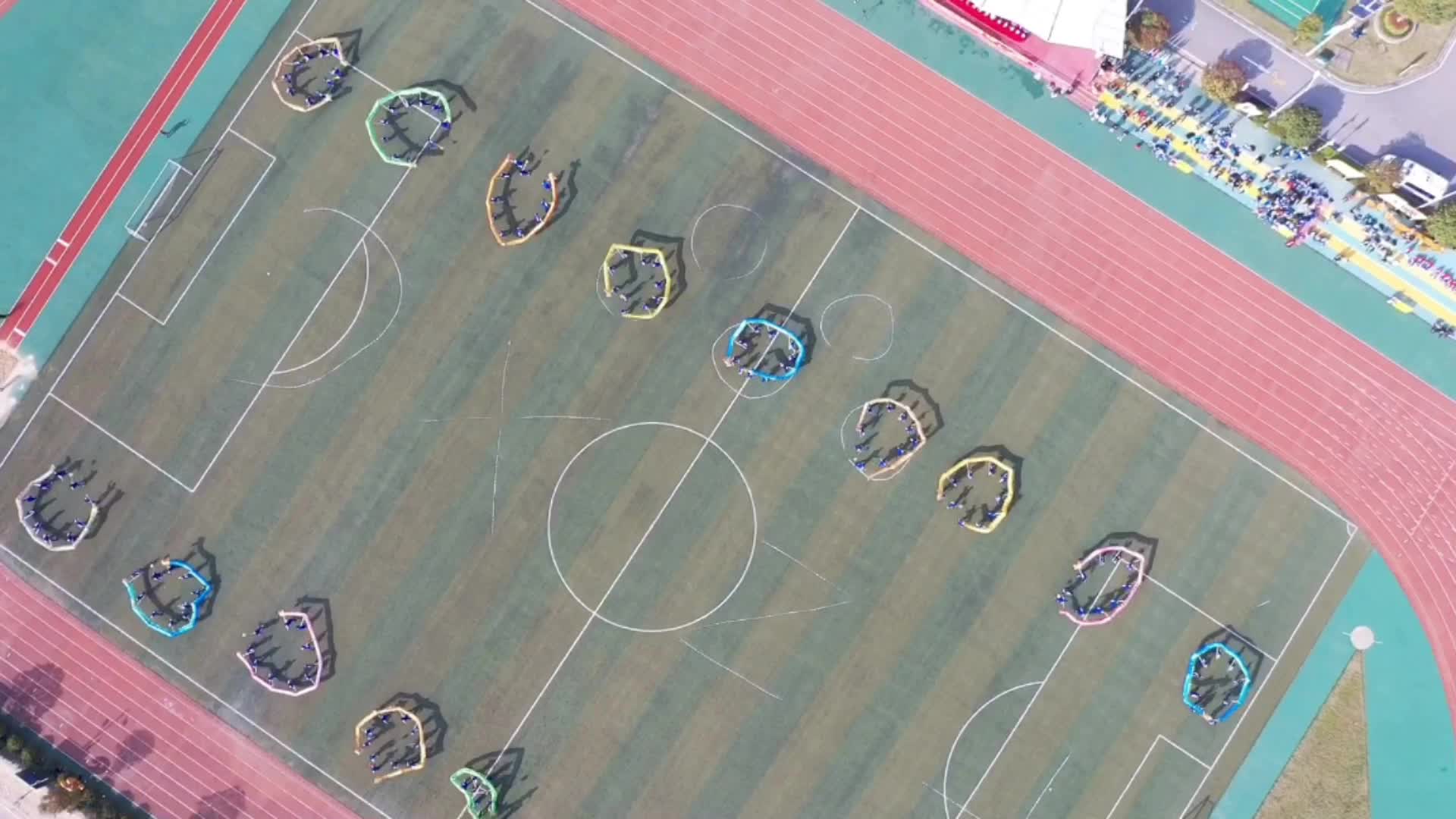 湖南师大附中教育集团第五届田径运动会附中星城龙魂舞龙队表演