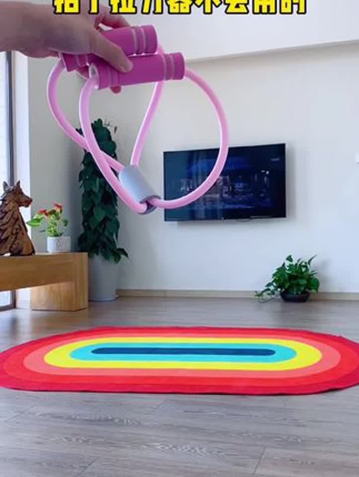 拍了拉力器不会用的 你就收藏这套动作就够了