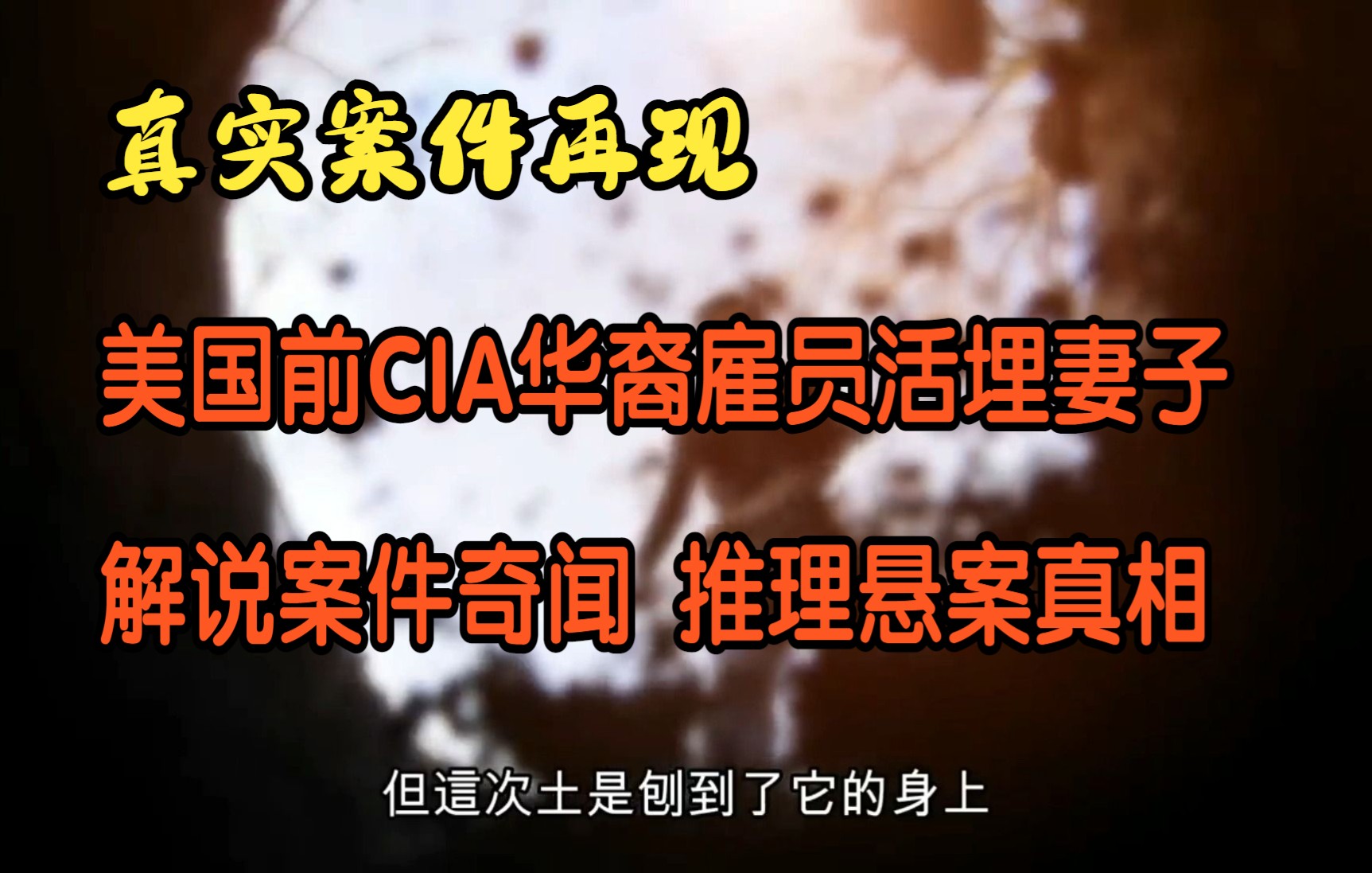 真实案件|西雅图绑架活埋案 ,前美国中央情报局华裔丈夫活埋妻子。...