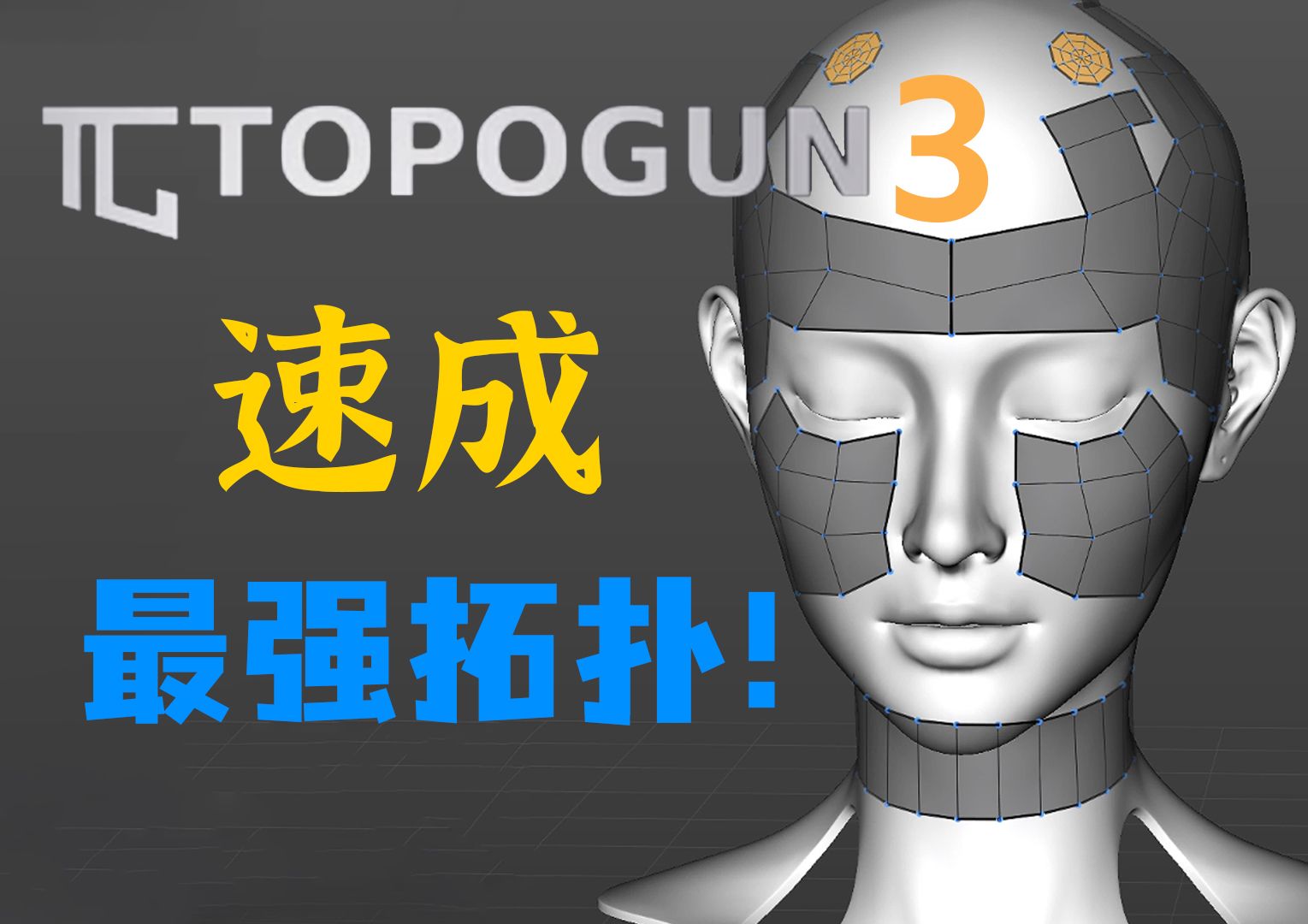 ...Topogun3拓扑,最强拓扑软件没有之一!TopoGun3基础入门使用教程【...