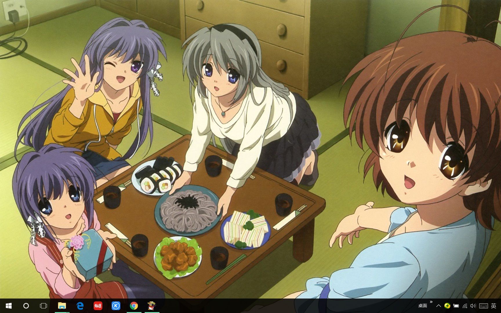 【壁纸/clannad】用《clannad》做桌面演示壁纸,内存占用不大,实用,美观