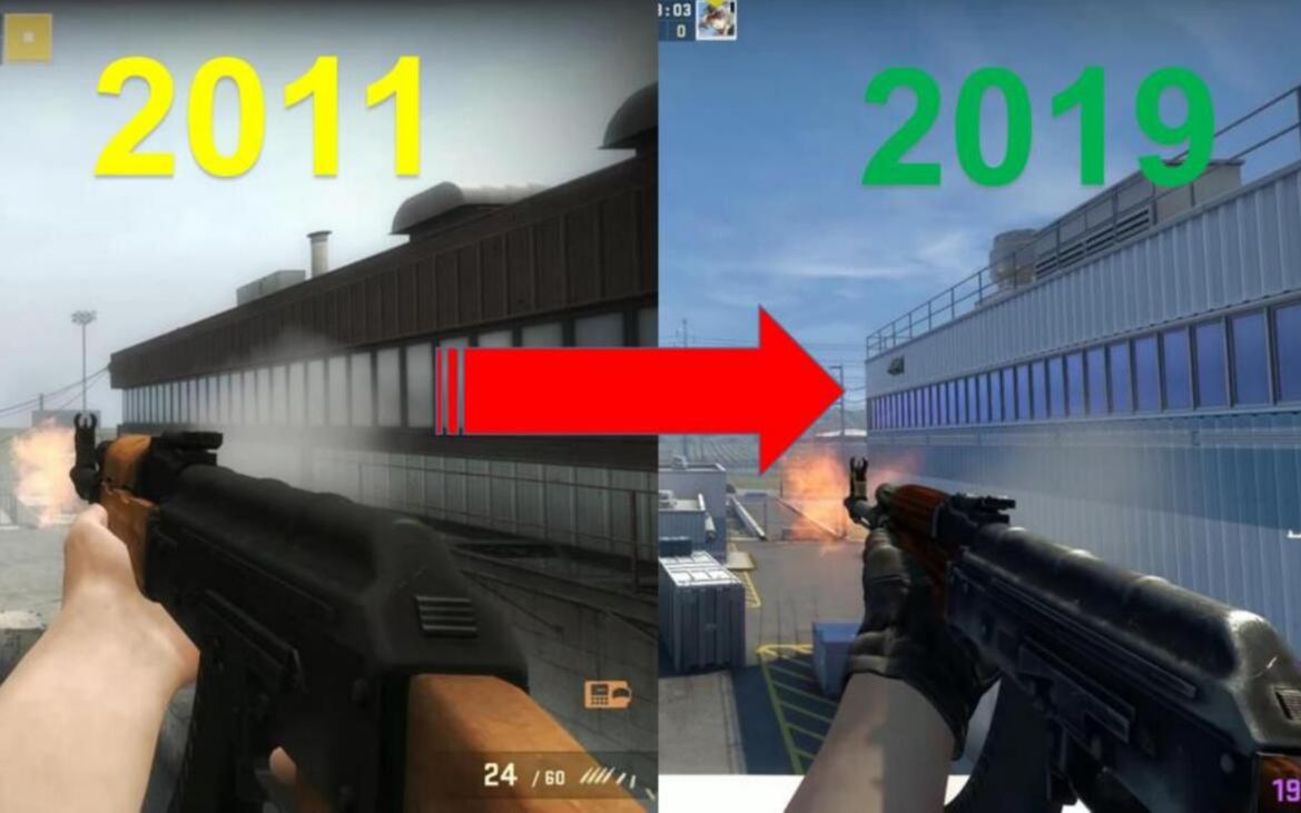 8年前的CSGO长啥样?全武器对比