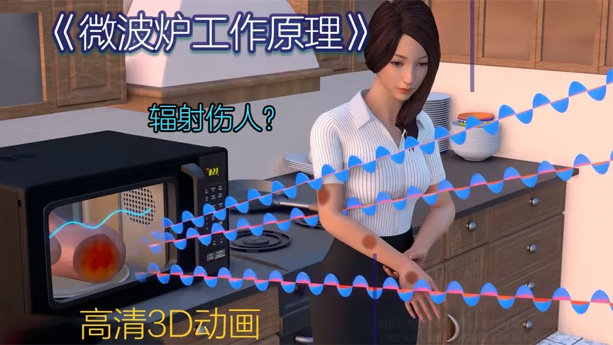 第13集 | 微波炉安全吗?高清3D动画揭秘工作原理