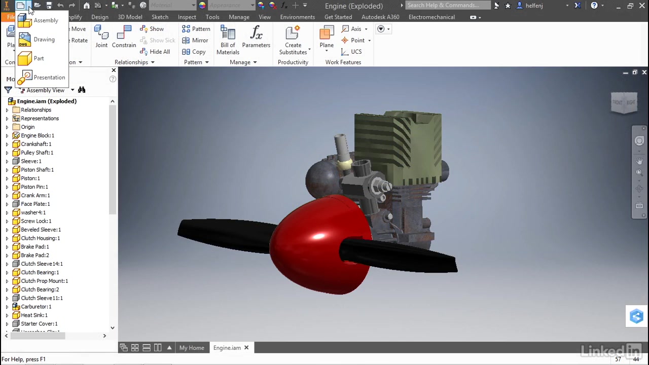 Autodesk Inventor 演示教程Lynda - Autodesk Inventor: Presentations