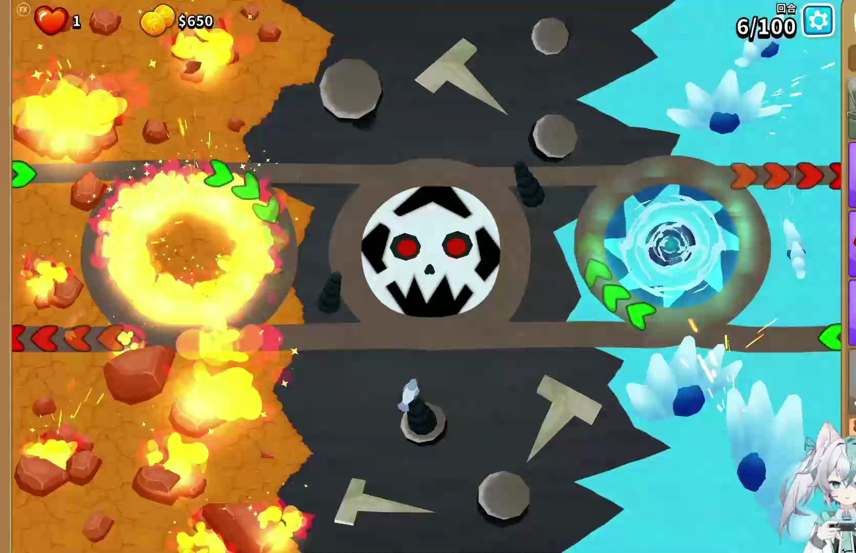 【BTD6】评论区推荐地图147:刺钉谷 刺钉塔轴心