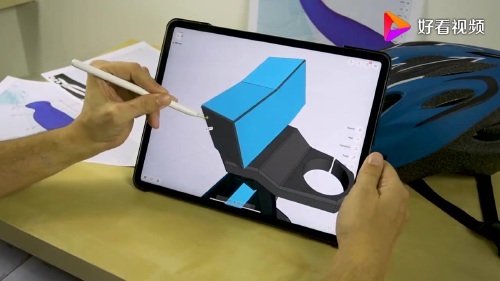 ipad上自行车的三维建模,这是一种崭新的机械设计模式!