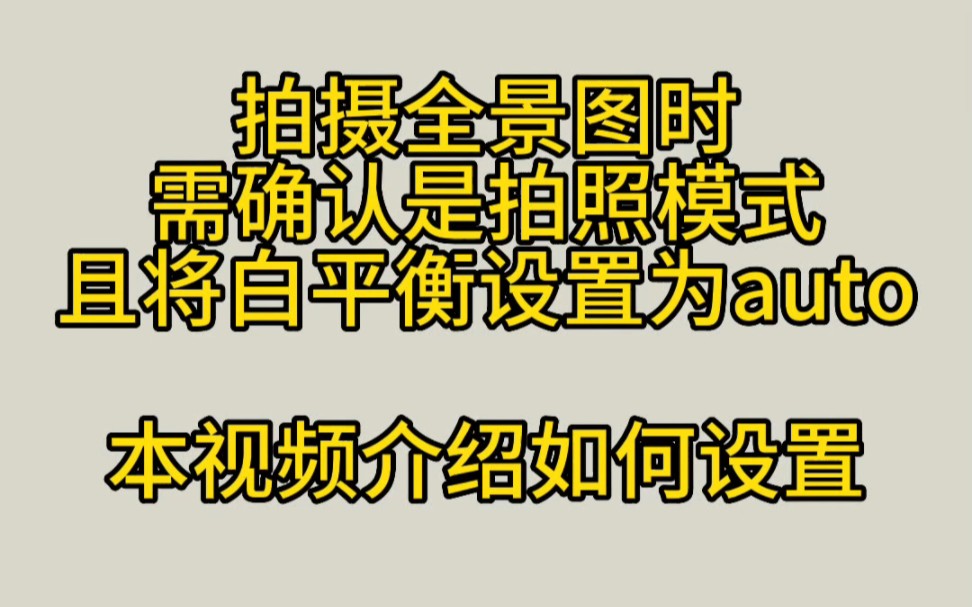 insta360 ONE R拍摄全景图设置