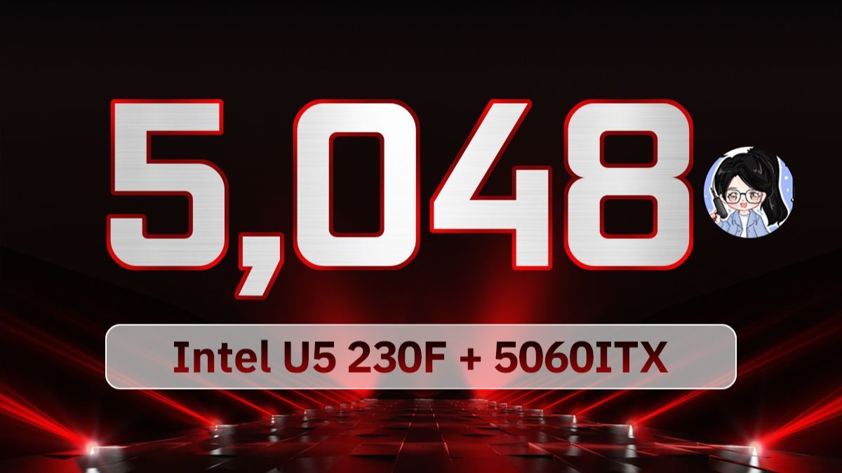 5048带走5060手提ITX电脑!RTX 5060 100+FPS游戏主机+顺丰包邮+...