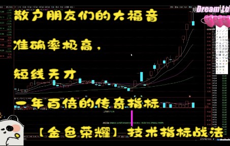 散户朋友们的大福音准确率极高,短线天才一年百倍的传奇指标、【...