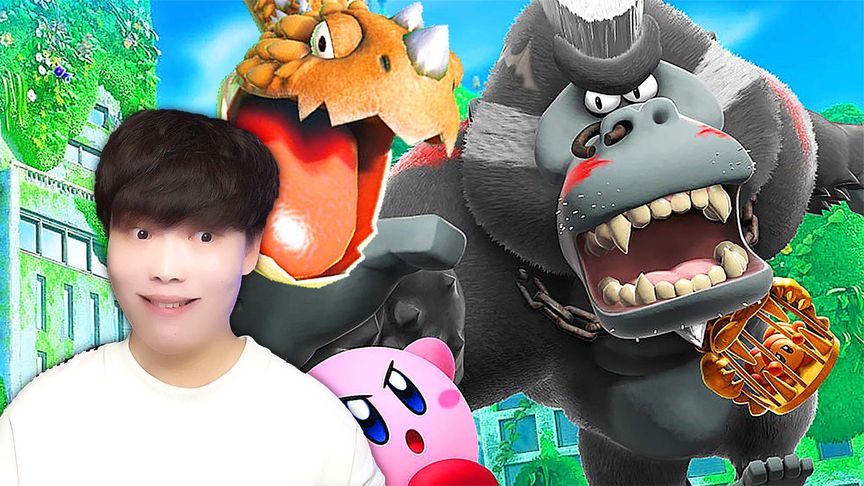 星之卡比探索发现试玩版 冰卡比把比自己大100倍的猩猛霸冻成冰雕