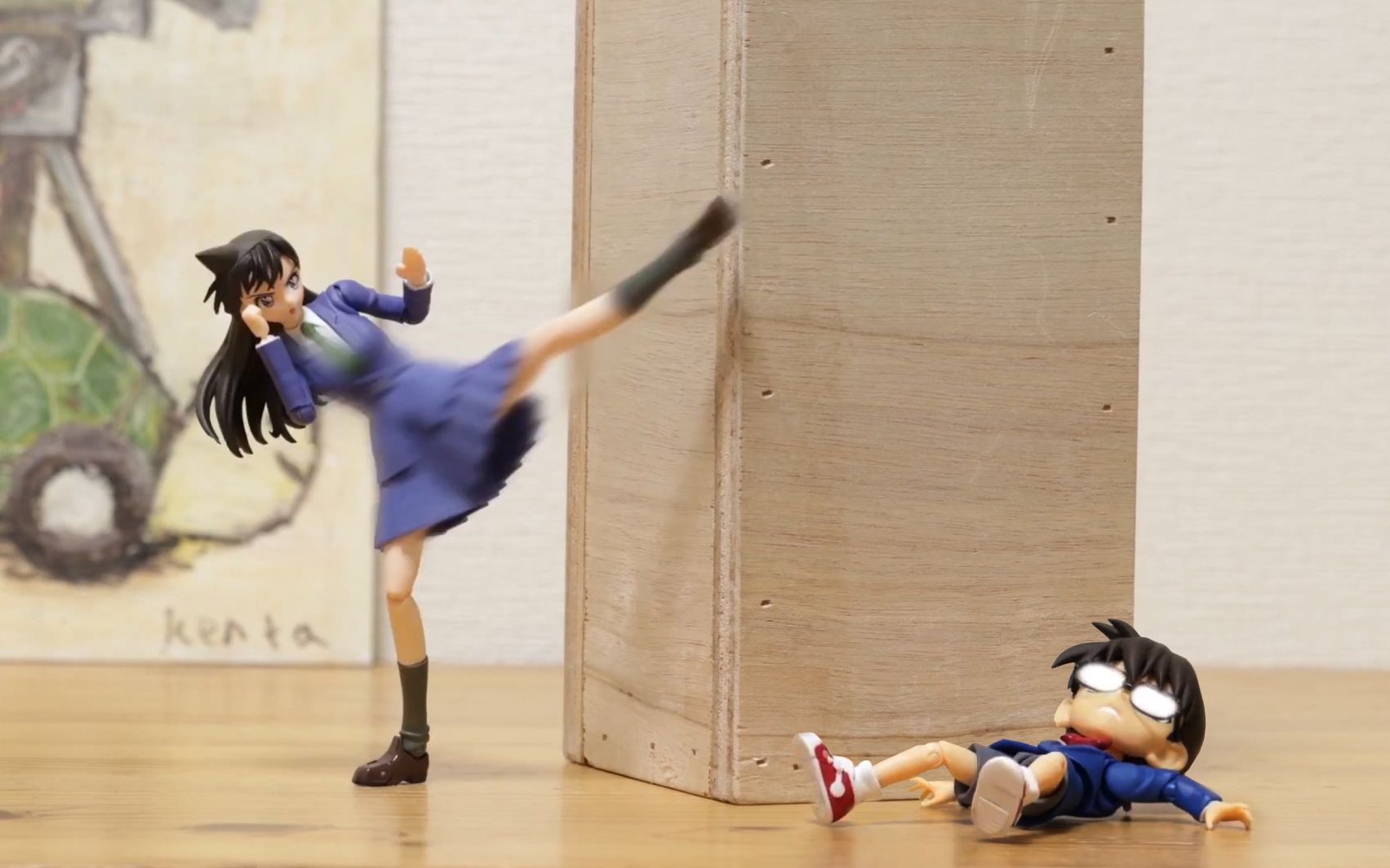 《名侦探柯南》可动手办拍摄的【定格动画】及拍摄方法