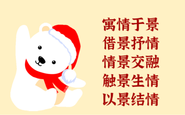 【高考古诗鉴赏】借景抒情、寓情于景、情景交融、触景生情、以景结...