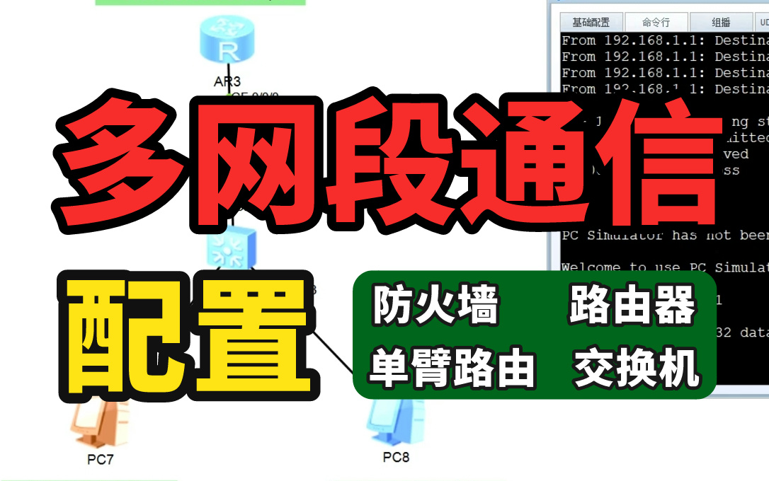 【网工技术】不同网段应该如何通信?点进来教你用路由器/交换机/单臂...