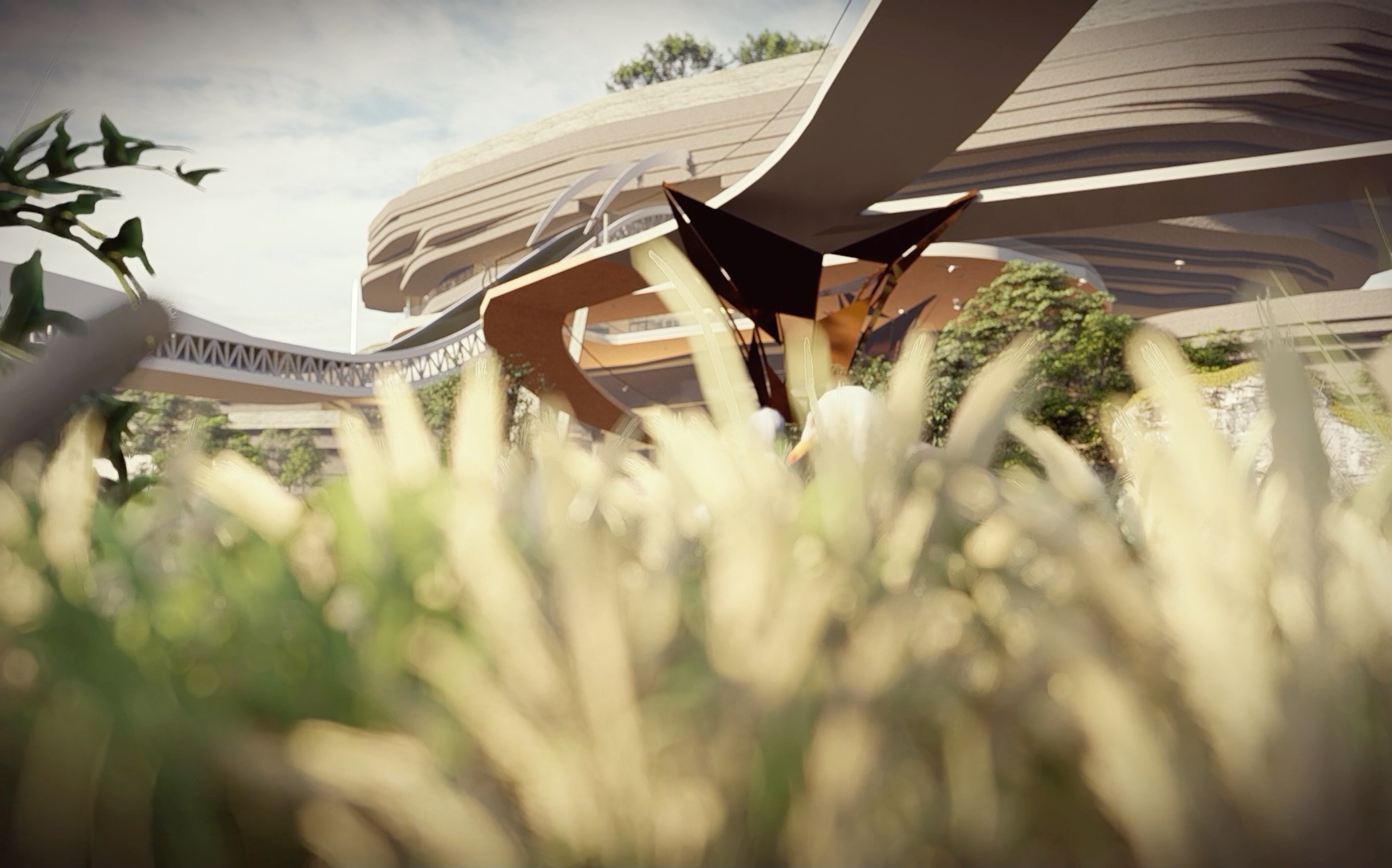 我的环艺毕业设计lumion动画完成了!