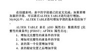 MySQL创建表、修改表和删除表