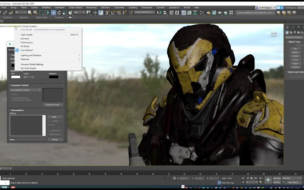 怎样激活 3ds max 2021 HDR Environment - CGRecord Quick Tip
