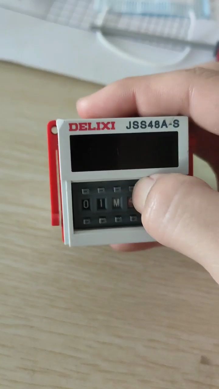 德力西 JS48A-S 双时间循环继电器 时间设置