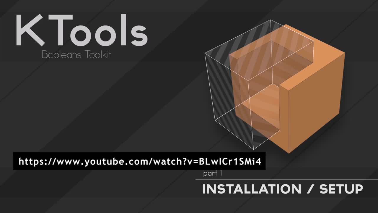 【中文教程】KTools布尔运算-maya快速建模插件