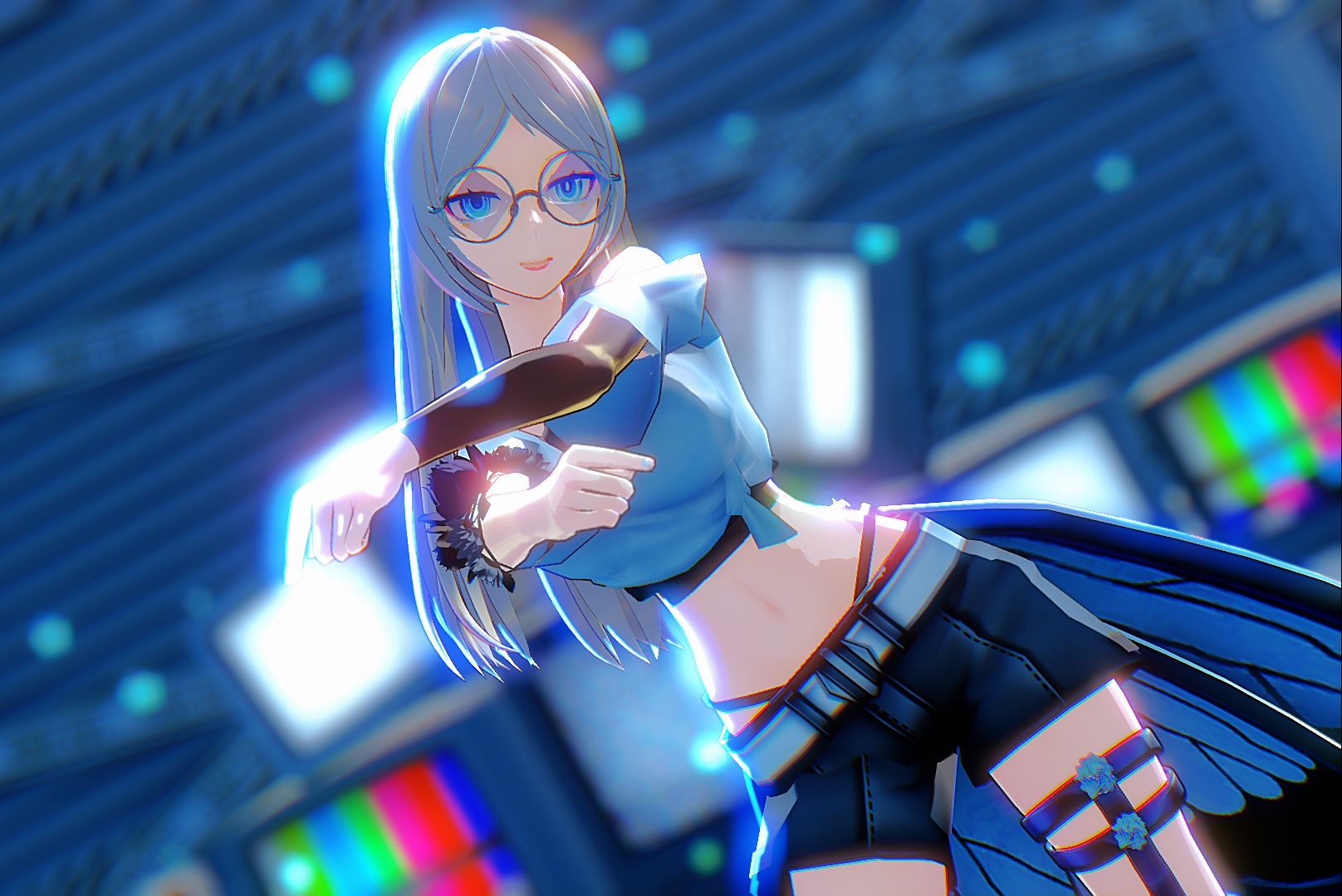 【战音lorra丨MMD】那么今夜便在此尽情起舞吧!【模型配布】