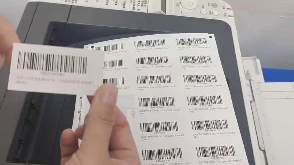 ...FBA标签打印机,A4不干胶标签打印机,预模切标签套打不干胶机器 #...