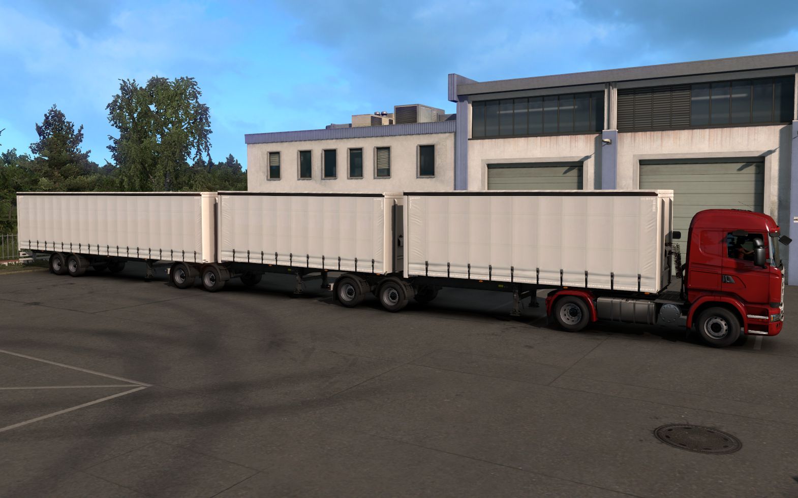 【桃仁改车行】欧卡2改代码—三挂购买及全图飞