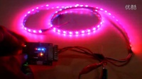 7彩流水灯WS2812BLED灯带控制板微电脑编程板LED