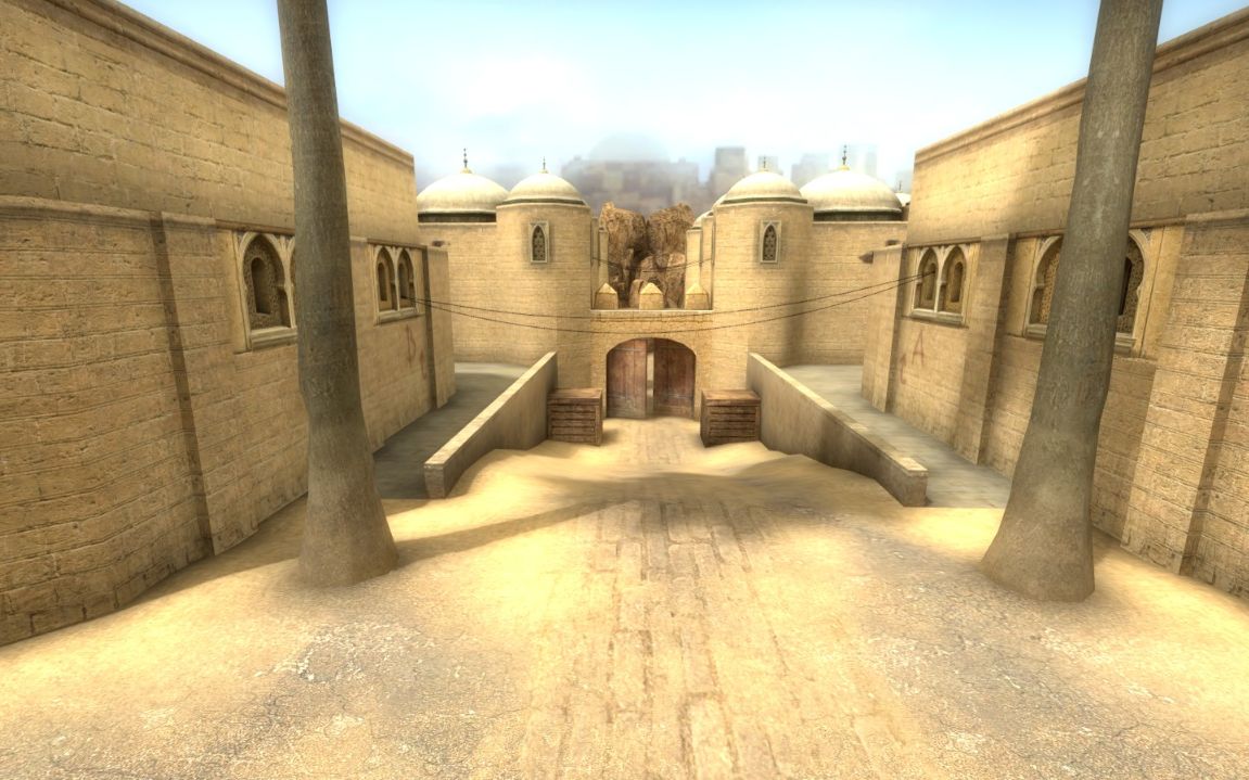 CSGO趣味地图有两个A区的dust2_电子竞技热门视频