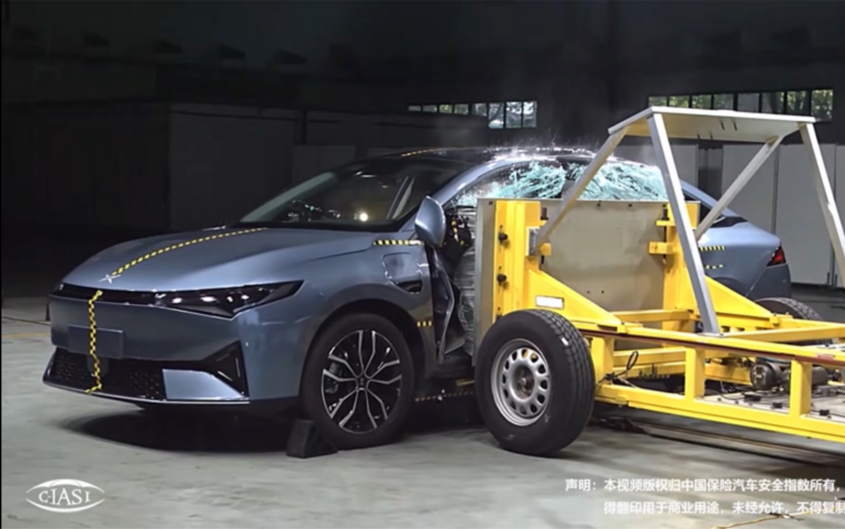 2022款 小鹏P5 中国保险汽车安全指数C-IASI 侧面碰撞测试