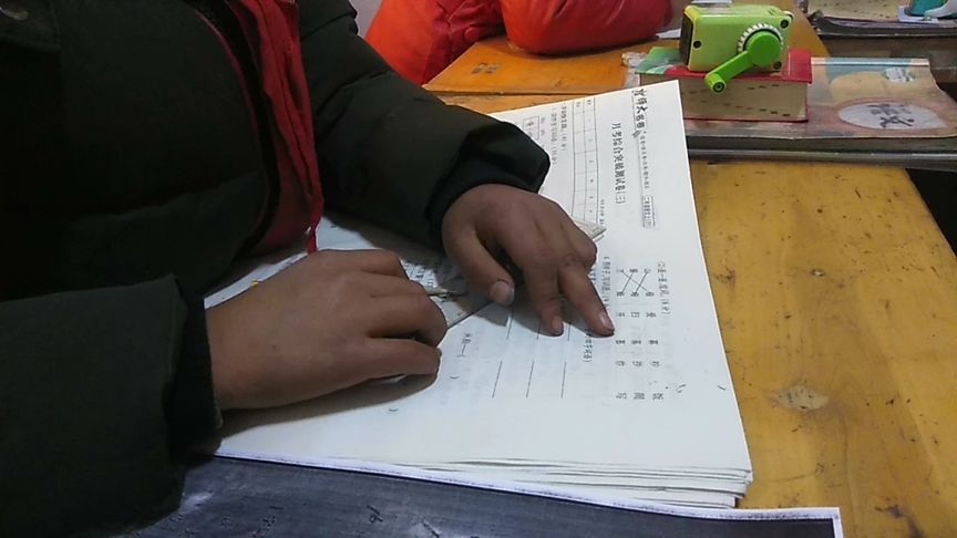 农村这两孩子每次数学100分,语文90分,看来今年要得第一名了。