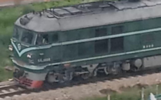 4B-3555牵引K1009次列车(大连北开往黑河)北黑线通过