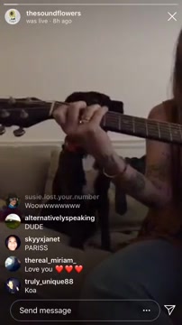 【杰克逊家族】Paris Jackson singing on Inatsgram Live 1st Feb 2019
